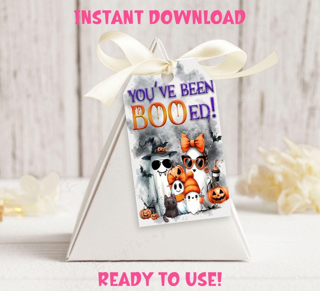 You've Been Booed Printable: Halloween Office Team Game (digital ...