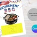 Retirement Ceremony BBQ Invitation, Digital Download Retirement BBQ ...