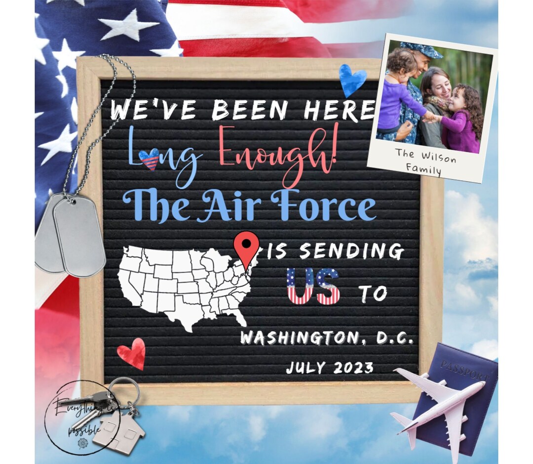 PCS Announcement, Military Move, United States Marine Corps, Army ...