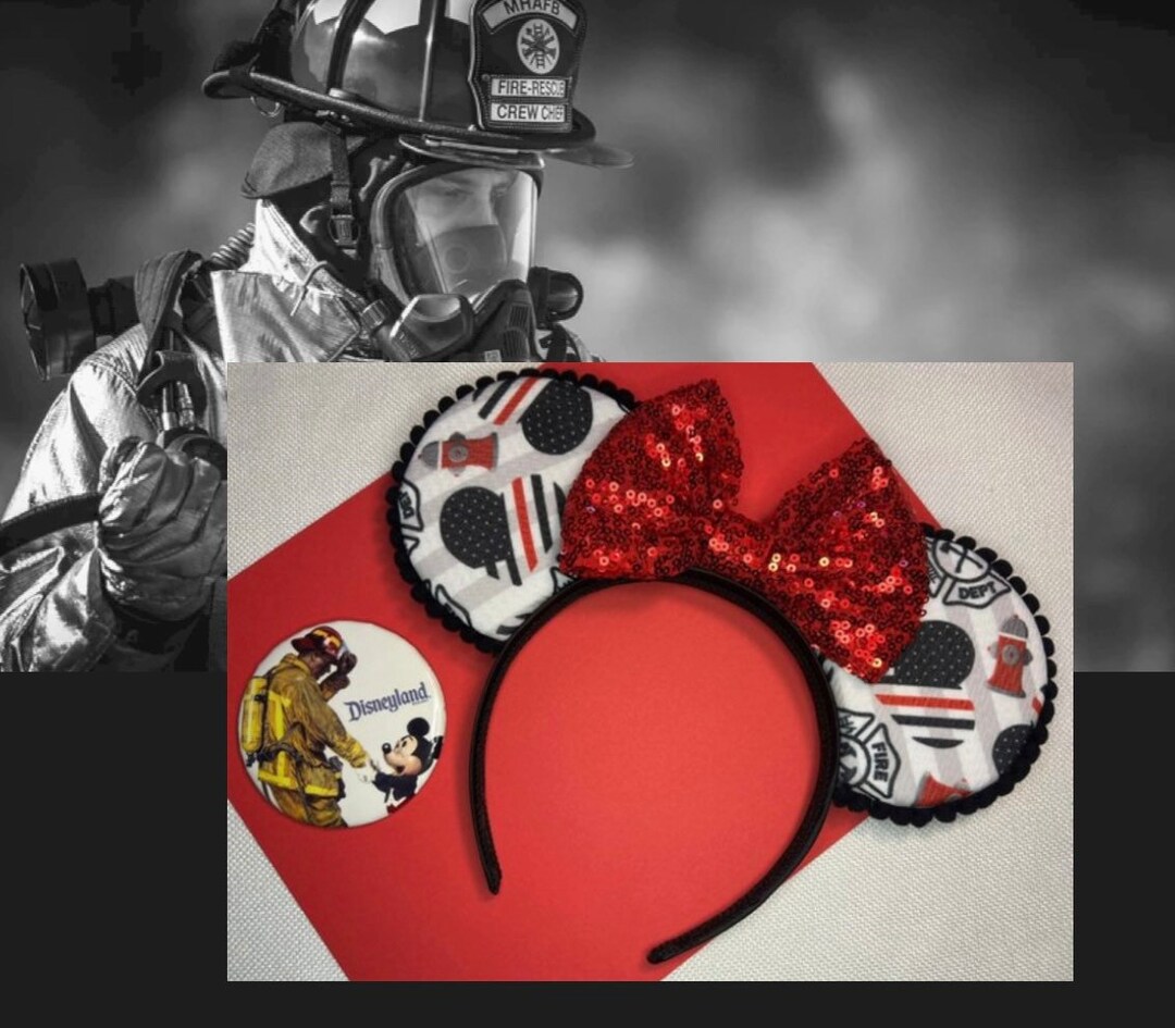 Thin Red Line Ears/firefighters/support - Etsy
