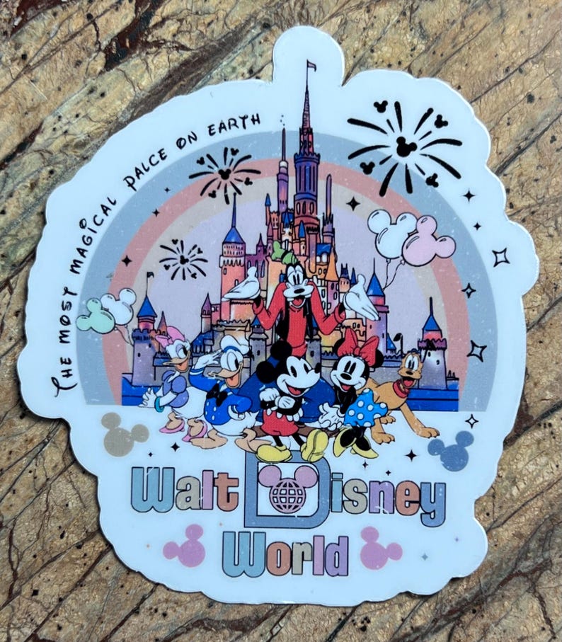 Disney World Sticker Packs | Hollywood Studios| Epcot|magic Kingdom ...