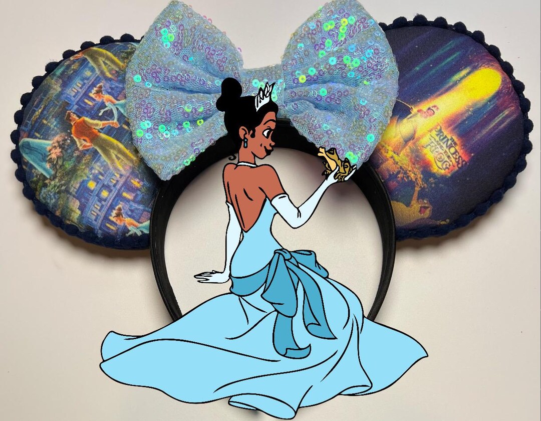 Princess & the Frog Inspired Mouse Ears/tiana/prince Naveen/frogs - Etsy
