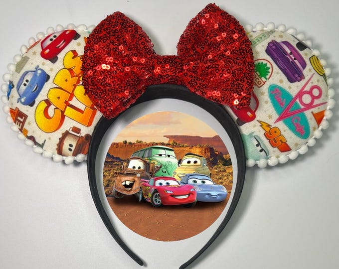 Race Cars Inspired Ears - Etsy