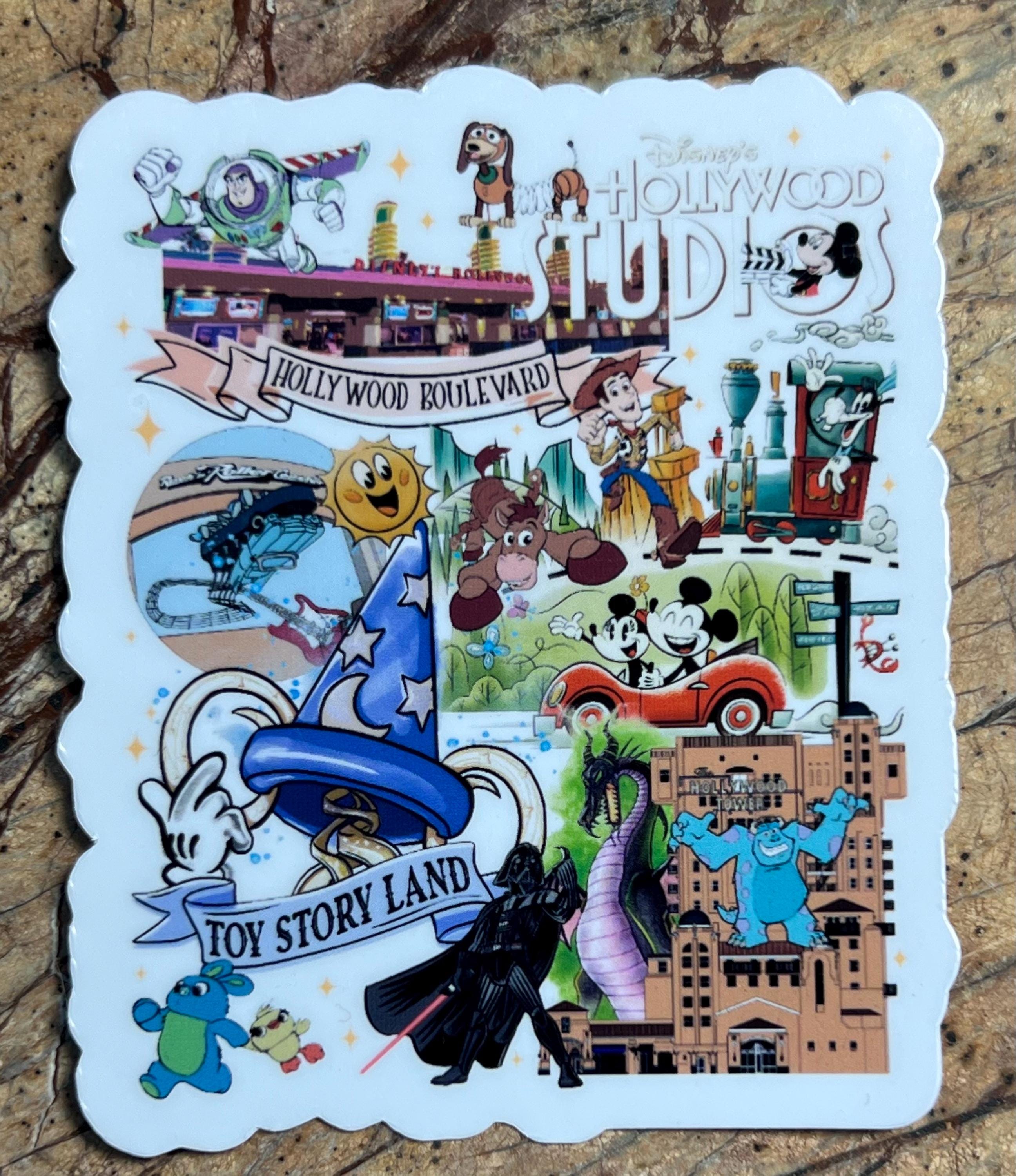 Disney World Sticker Packs | Hollywood Studios| Epcot|magic Kingdom ...