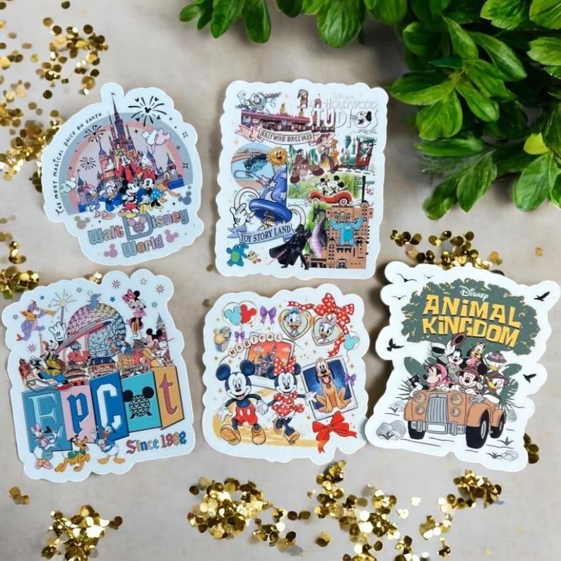 Disney World Sticker Packs | Hollywood Studios| Epcot|magic Kingdom ...