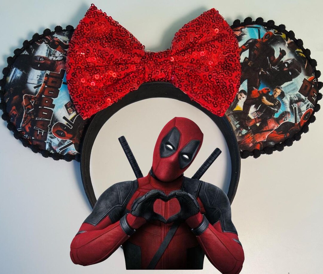 Deadpool Title/assorted Images/inspired Mouse Ears - Etsy