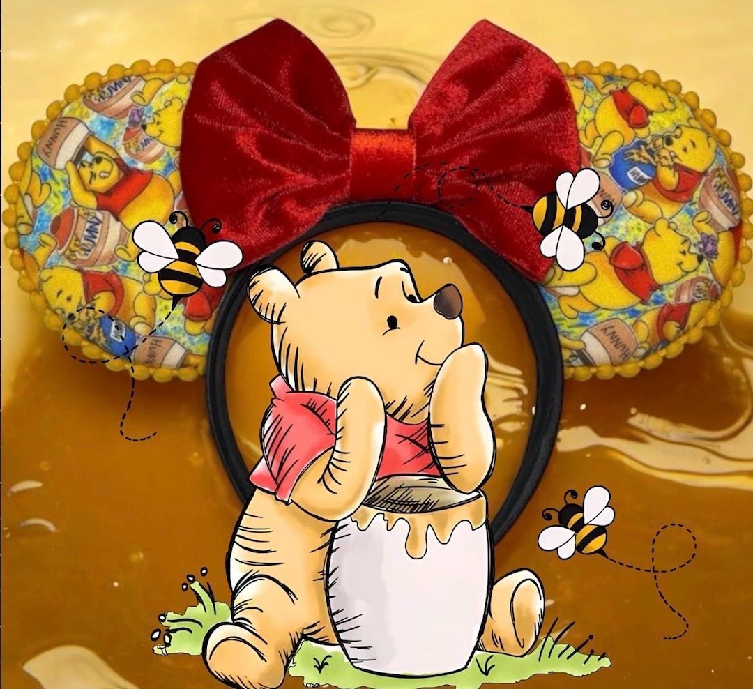 Mouse Ears | Pooh Inspired Mouse Ears/winnie the Pooh - Etsy
