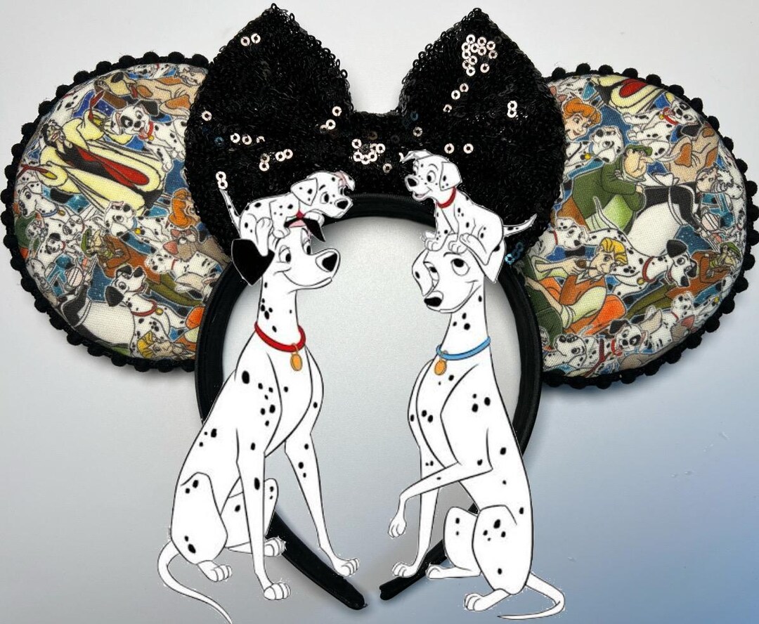 101 Dalmatians Inspired Mouse Ears/pongo/cruella De Vil - Etsy