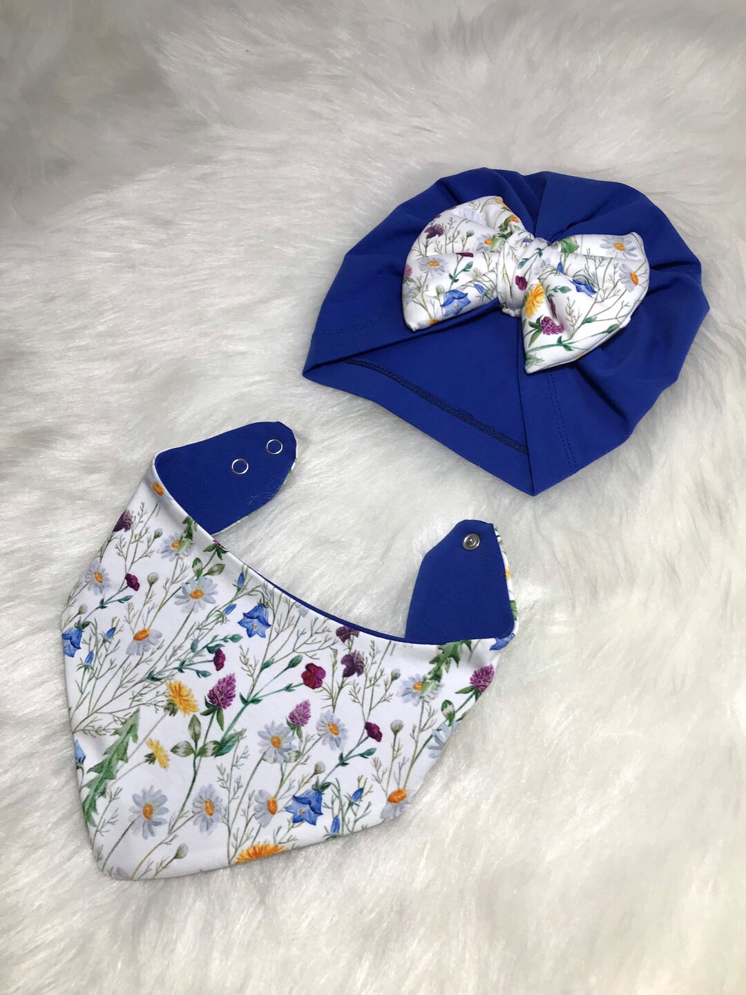 Baby Turban, Bow Bonnet and Bip Set, Baby Accessories, Bip, - Etsy