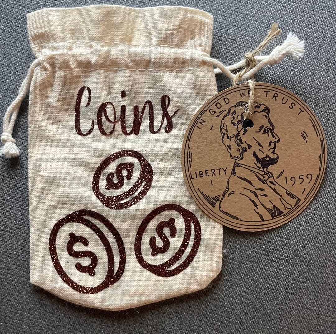 Canvas Coin Bag - Etsy