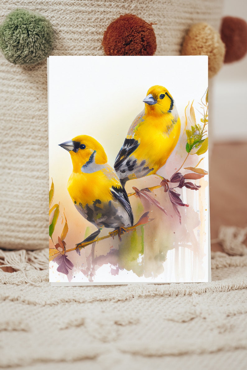 Goldfinch Water Color Art | Wall Decor | Art Print | PRINTABLE Digital ...