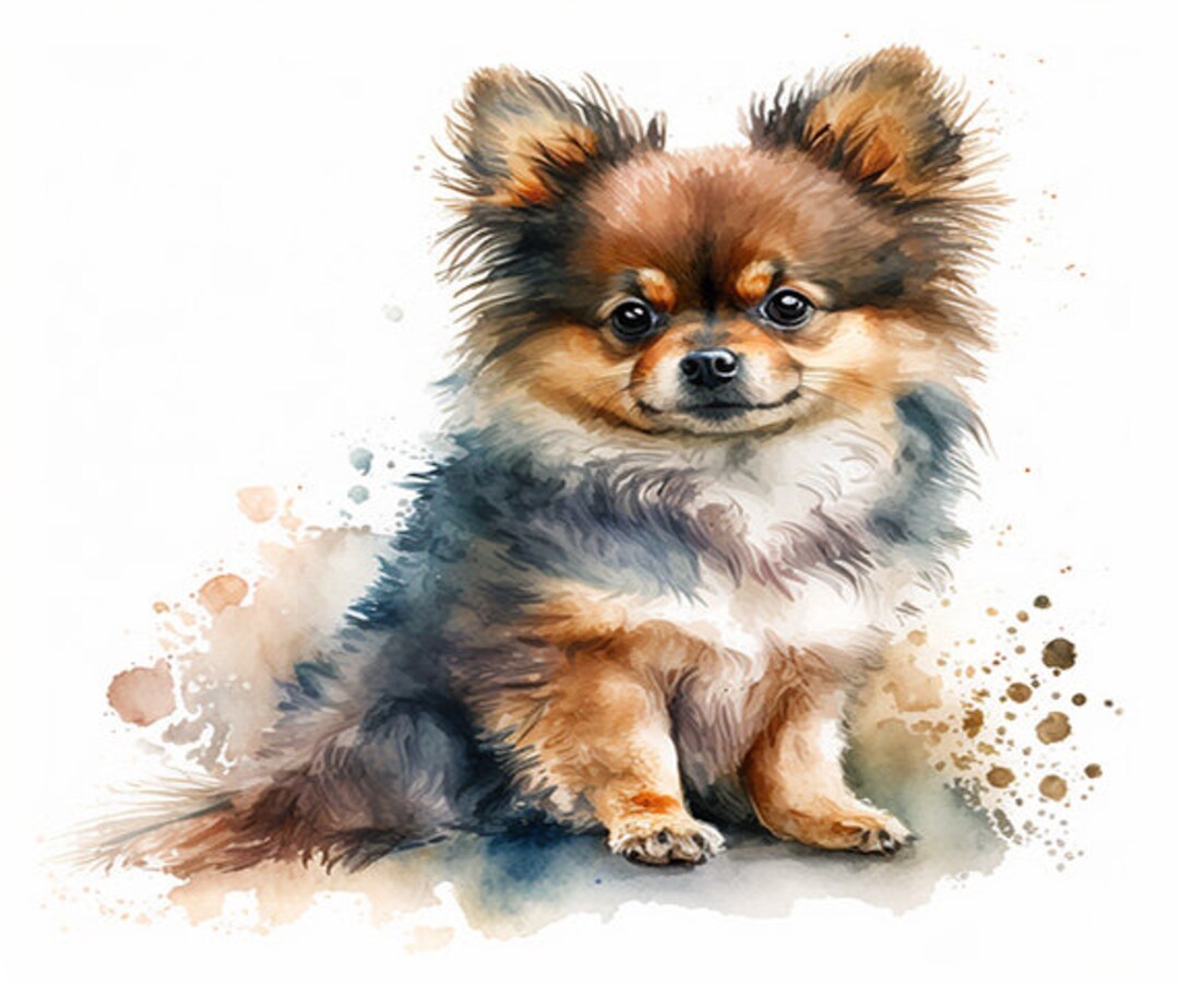 Cute Dog Watercolor Art | Wall Decor | Art Print | PRINTABLE Digital ...