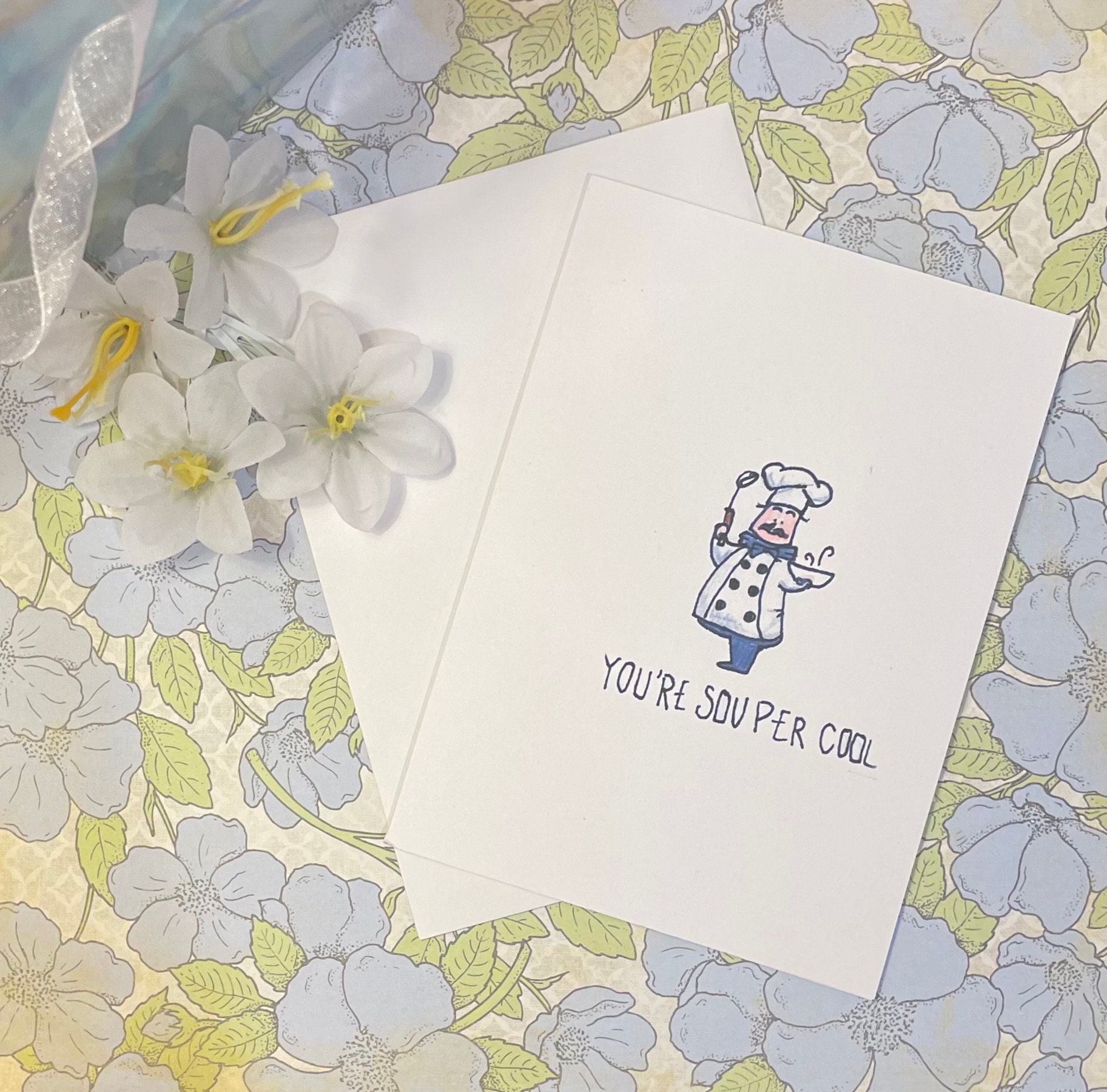 Chef Card, Pastry Chef Card, Cooking Card, Handmade Greeting Card, Pun ...