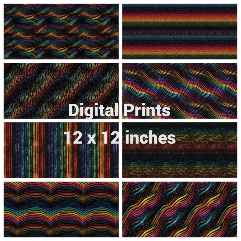 Colors of the Rainbow Glitter Digital Paper - Rainbow Backgrounds and ...