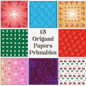 Origami Printables Digital Download, Paper Folding Templates, Instant ...