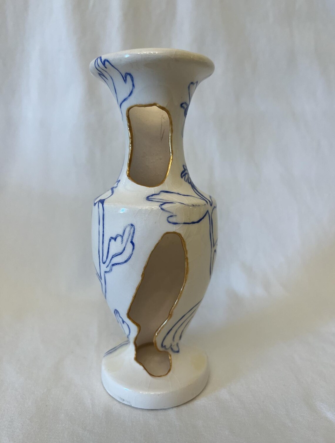 Kintsugi Flower Vase 1 - Etsy