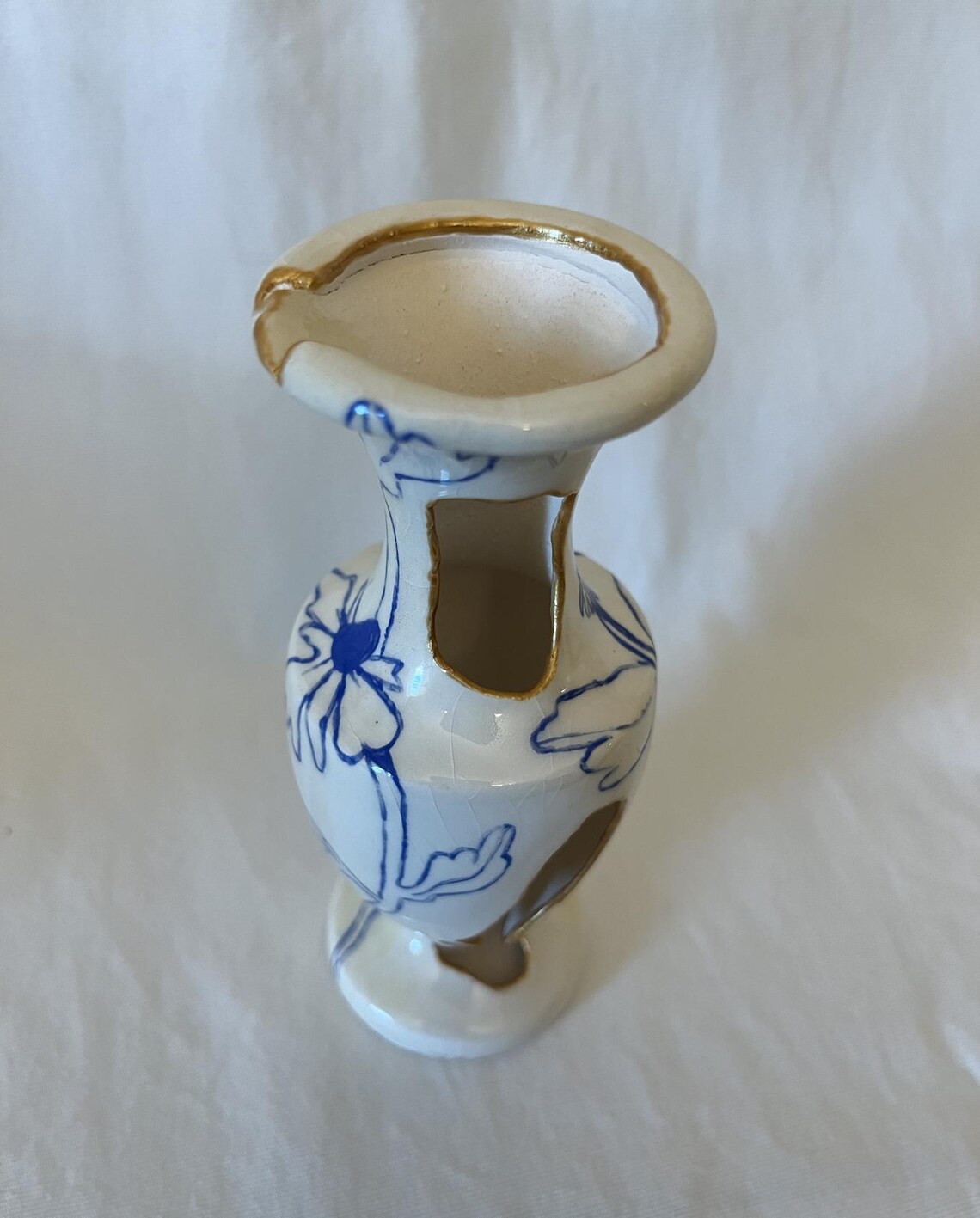 Kintsugi Flower Vase 1 - Etsy