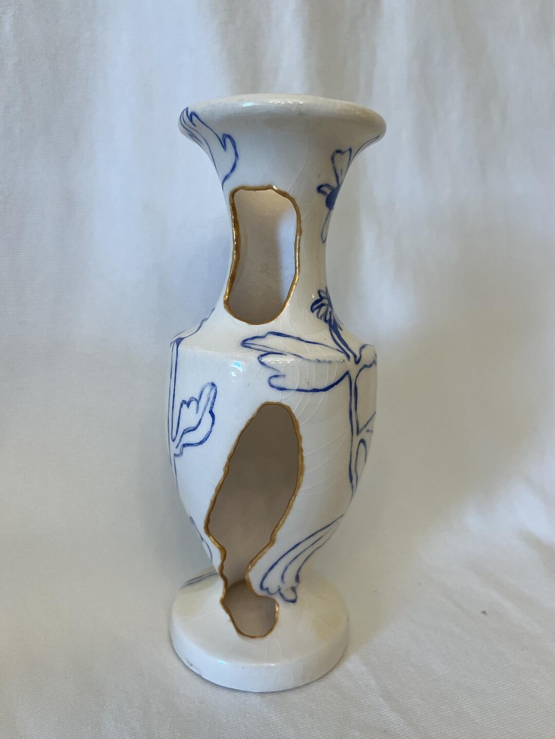 Kintsugi Flower Vase 1 - Etsy