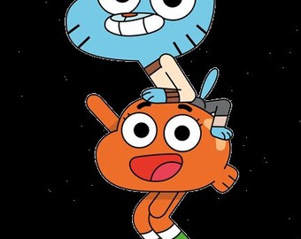 Amazing World of Gumball L Darwin L Gumball L Cartoon Stickers L the ...
