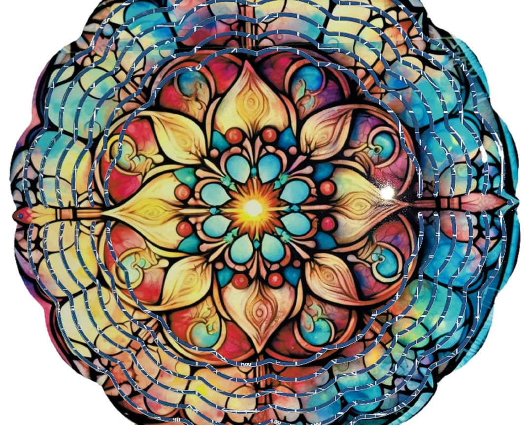 Mandala Wind Spinner is a Beautiful and Sustainable Ornament for Homes ...