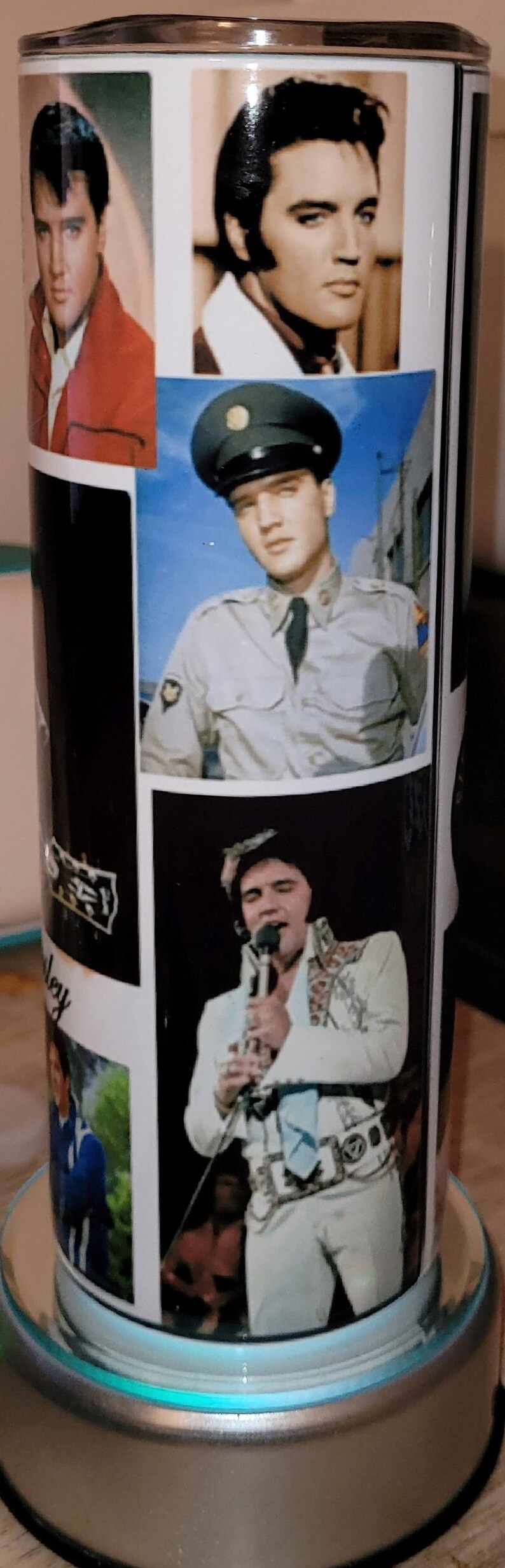 Elvis Presley Stainless Steel, King of Rock Tumbler, the King Tumbler ...