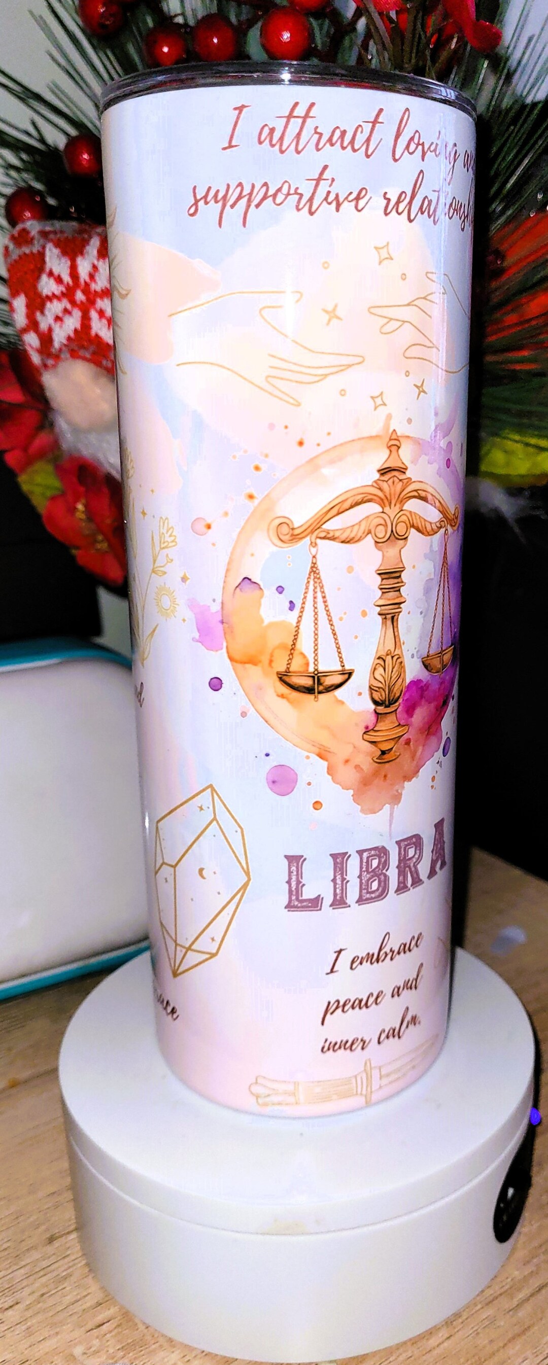 Libra Zodiac Tumbler Astrology Sign Tumblers, Libra Zodiac Tumbler ...