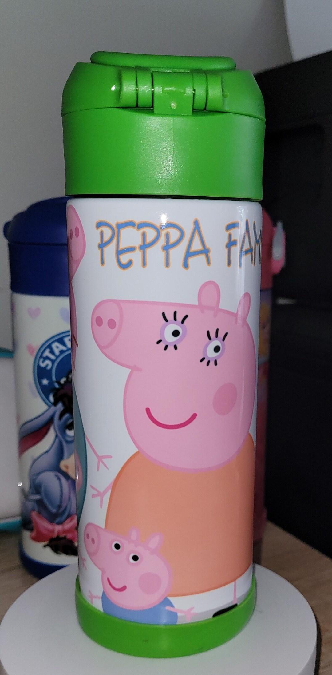 Peppa Pig Family Personalized 12 Oz Water Bottle for Kids & Toddlers - Etsy