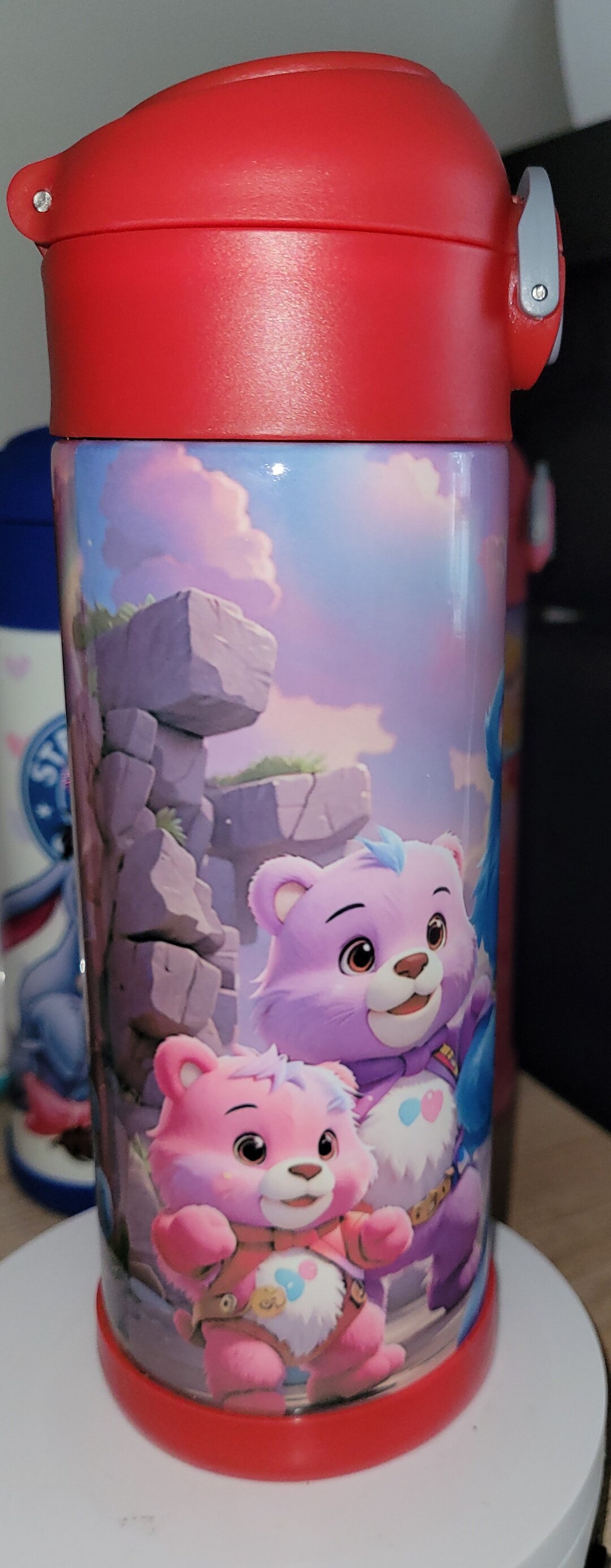 Care Bear Kids Flip Top 12 Oz Tumbler Use It Hot or Cold W/ - Etsy
