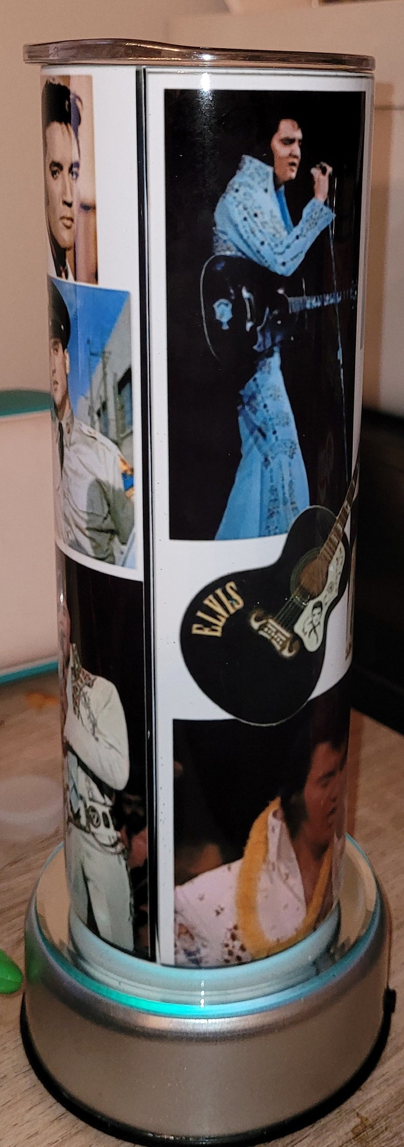 Elvis Presley Stainless Steel, King of Rock Tumbler, the King Tumbler ...