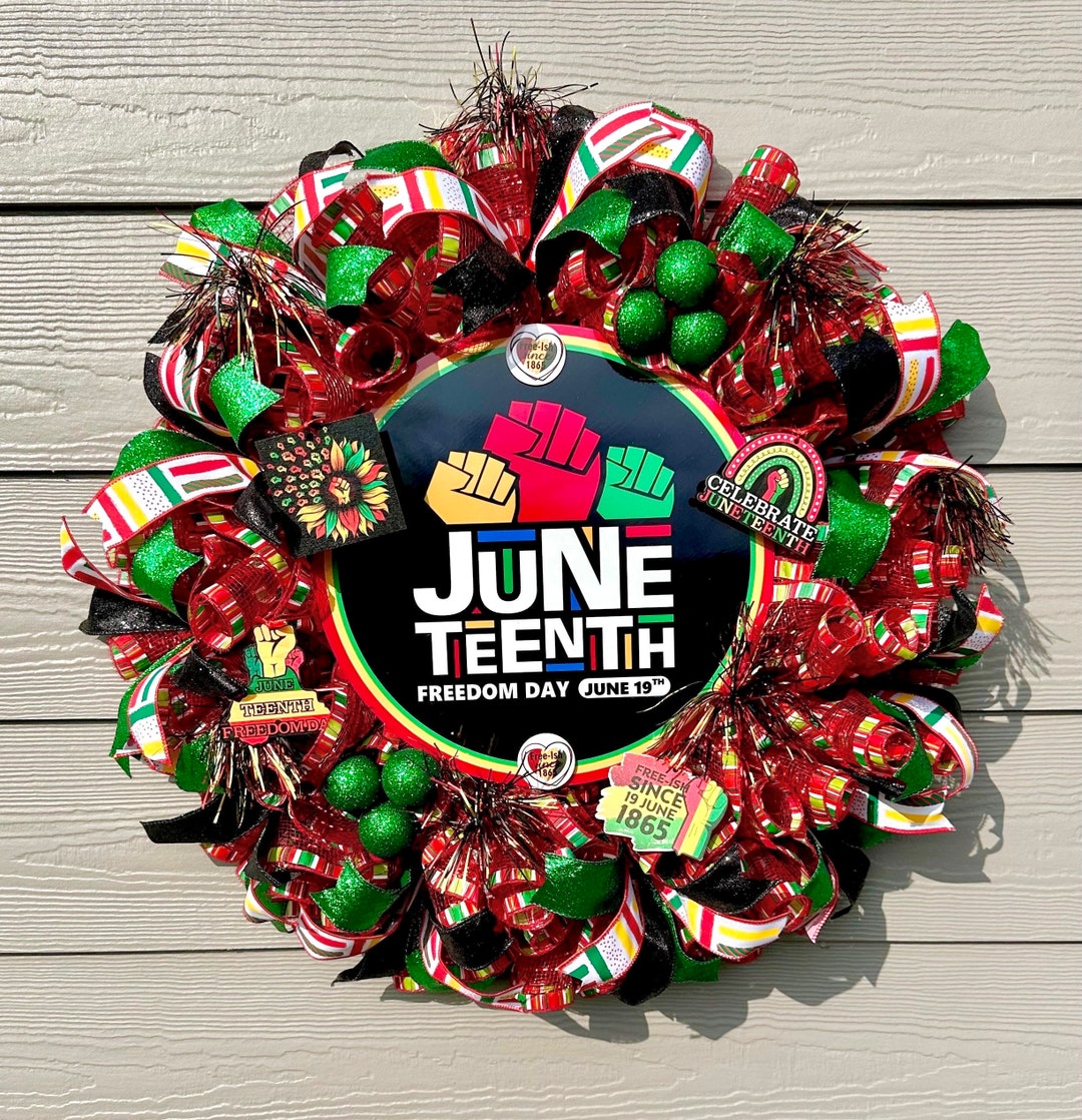 Juneteenth - Freedom Day Wreath - Etsy