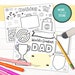 Santa Plate Treats for Santa Printable Santa Mat Kids Placemat Activity ...