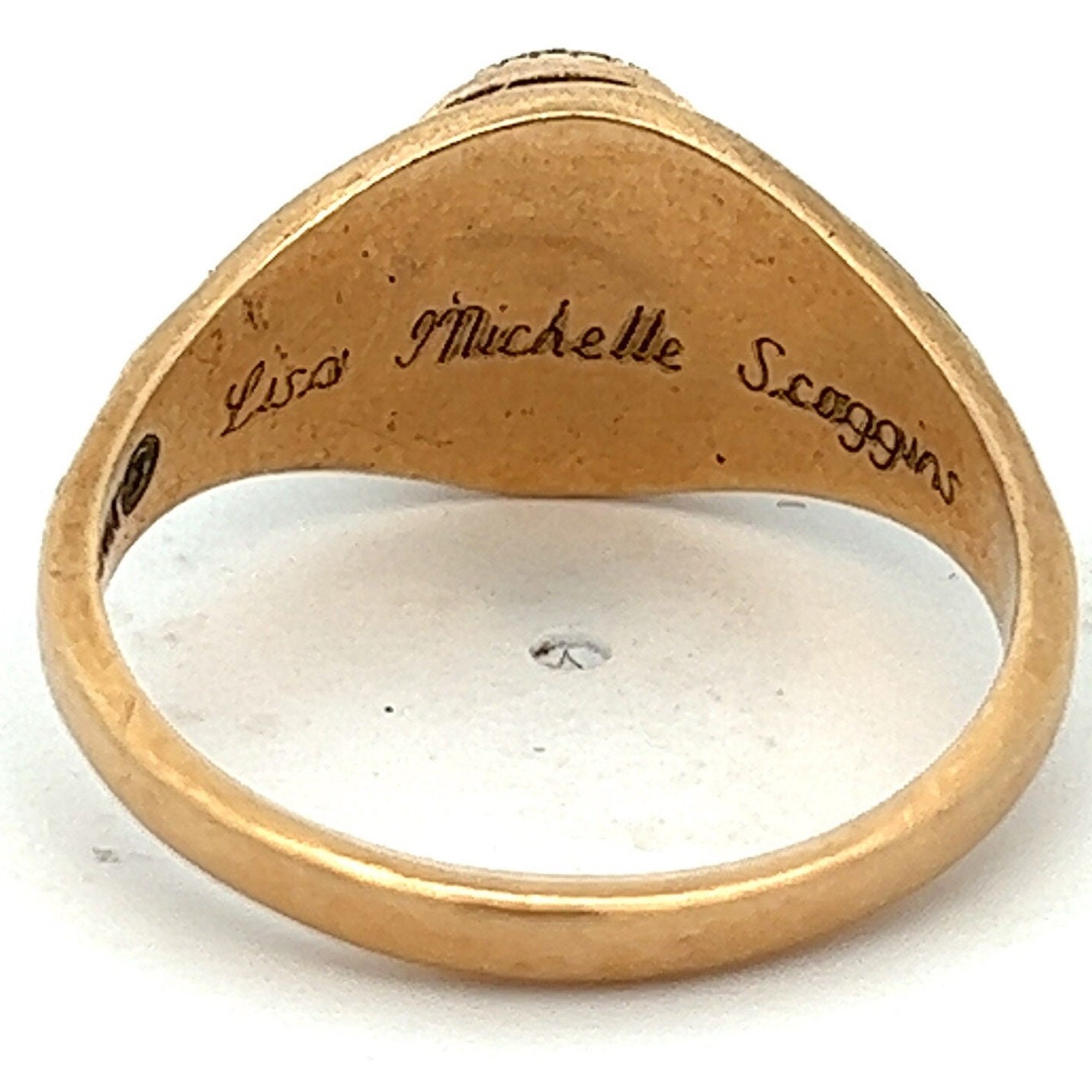 Size 6 1/4 Women's Vintage 1988 Class Ring, 14k Gold Estate Ring ...