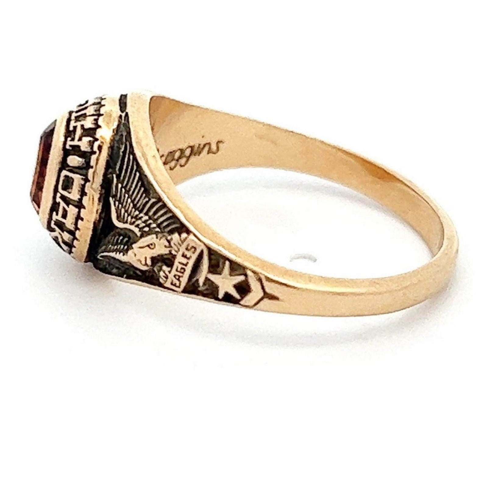 Size 6 1/4 Women's Vintage 1988 Class Ring, 14k Gold Estate Ring ...