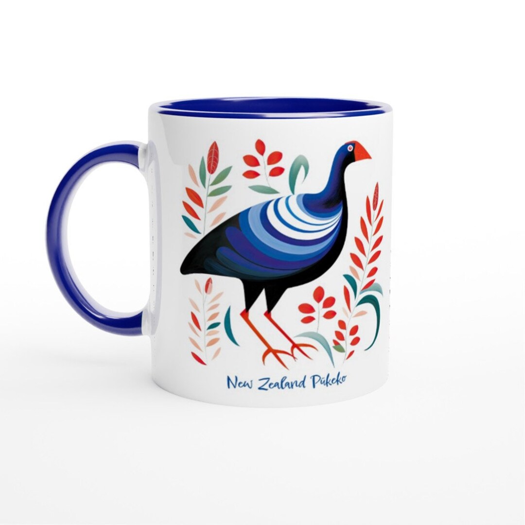 Discover Aotearoa Magic: New Zealand Pukeko 11oz Ceramic Mug – Sip in ...