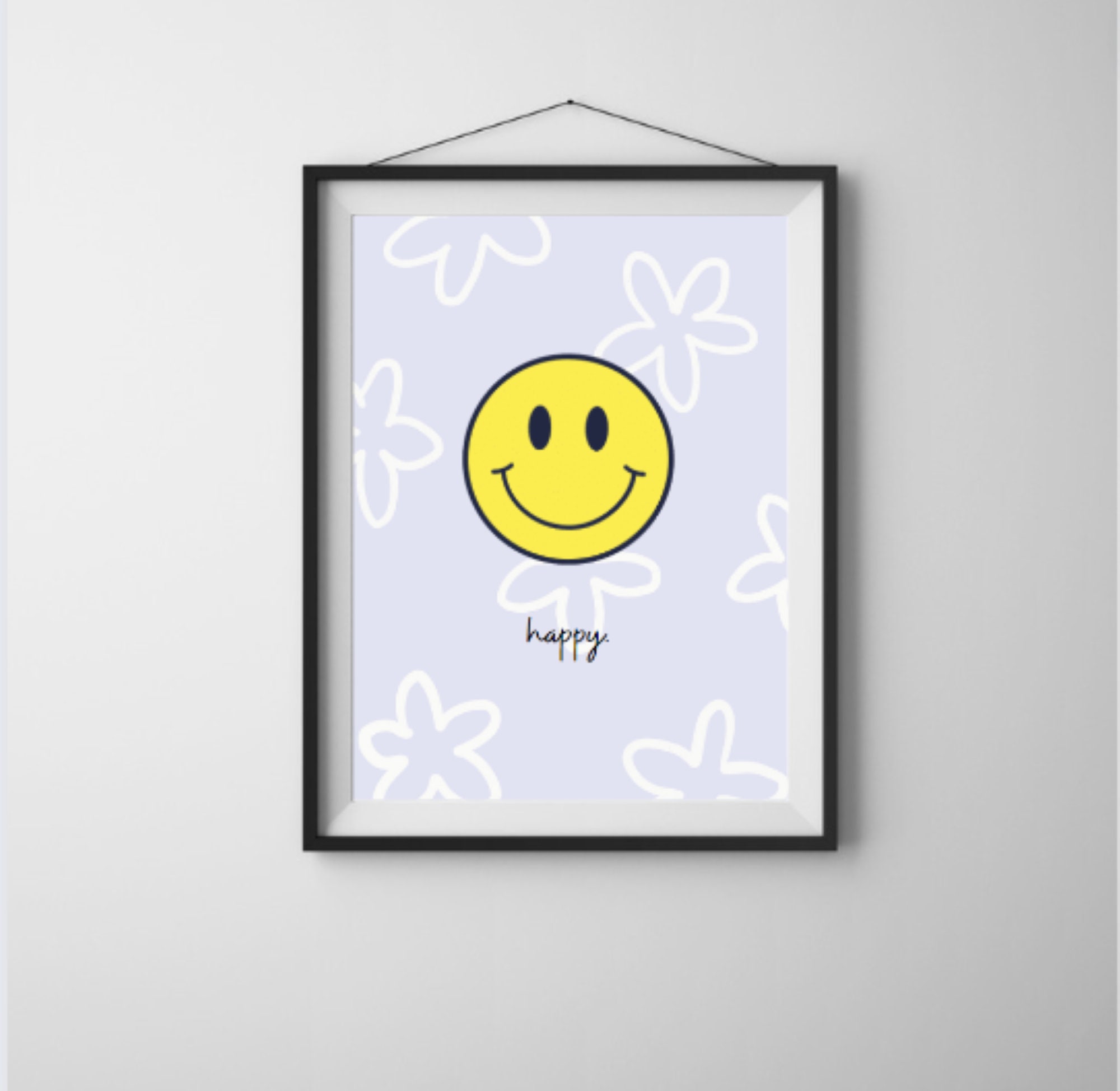 Smiley Face Wall Art Print High-quality Instant Download - Etsy