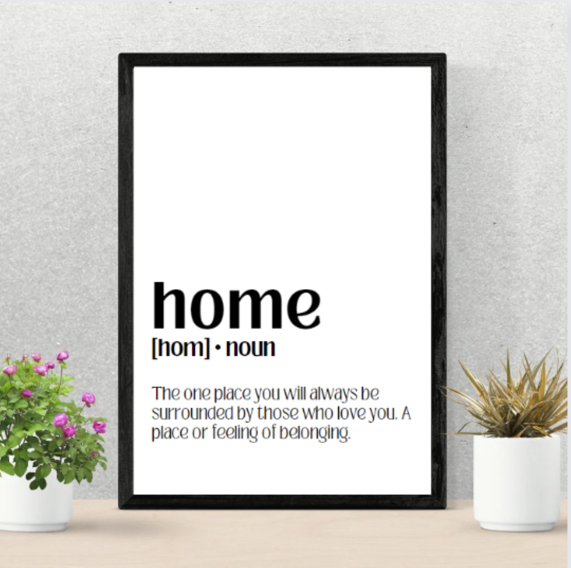 Home Definition Sign | Instant Download | Home Definition Printable Art ...