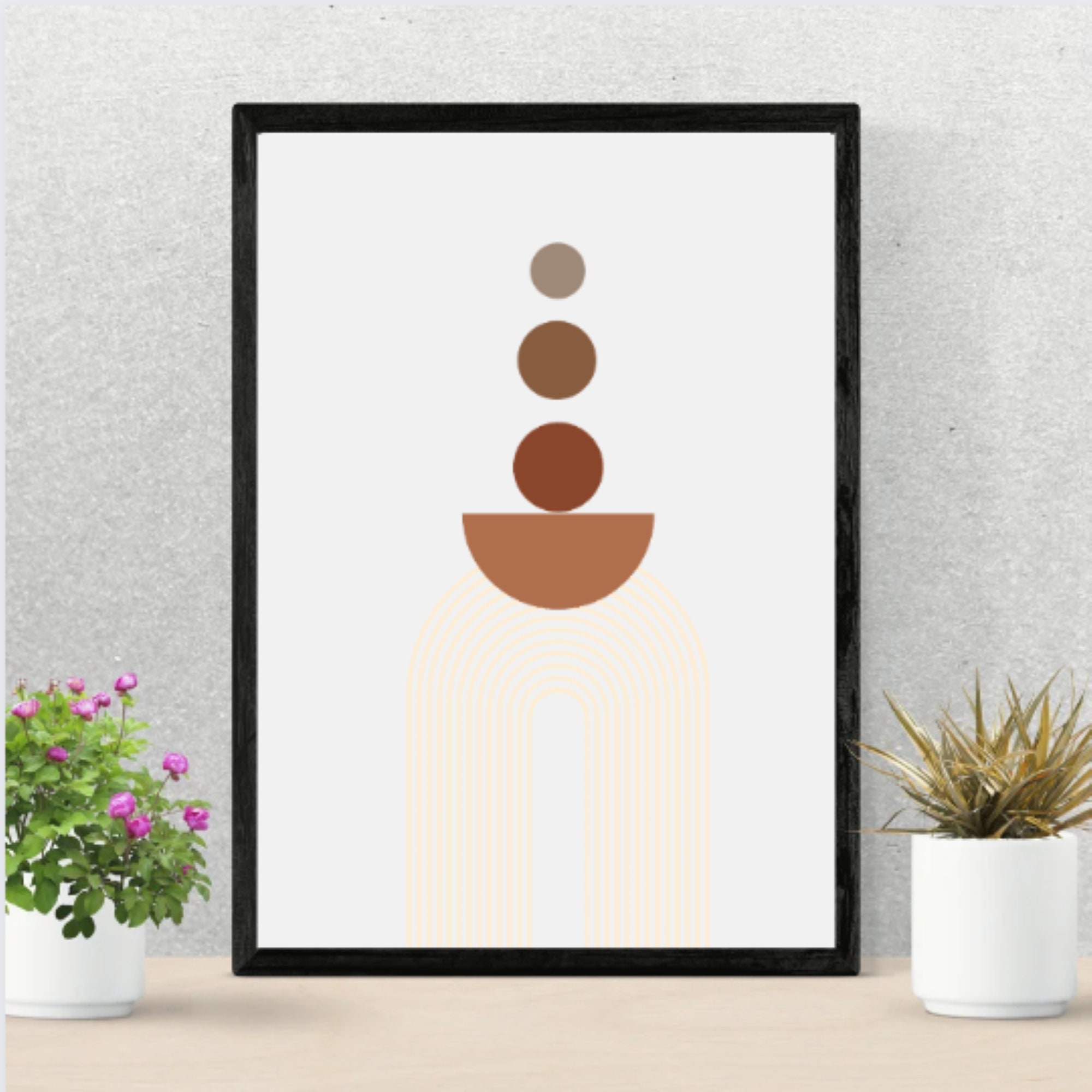 Boho Arch Print Geometric Arch Art Print Boho Arch Art - Etsy