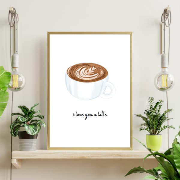 I Love You a Latte - Etsy