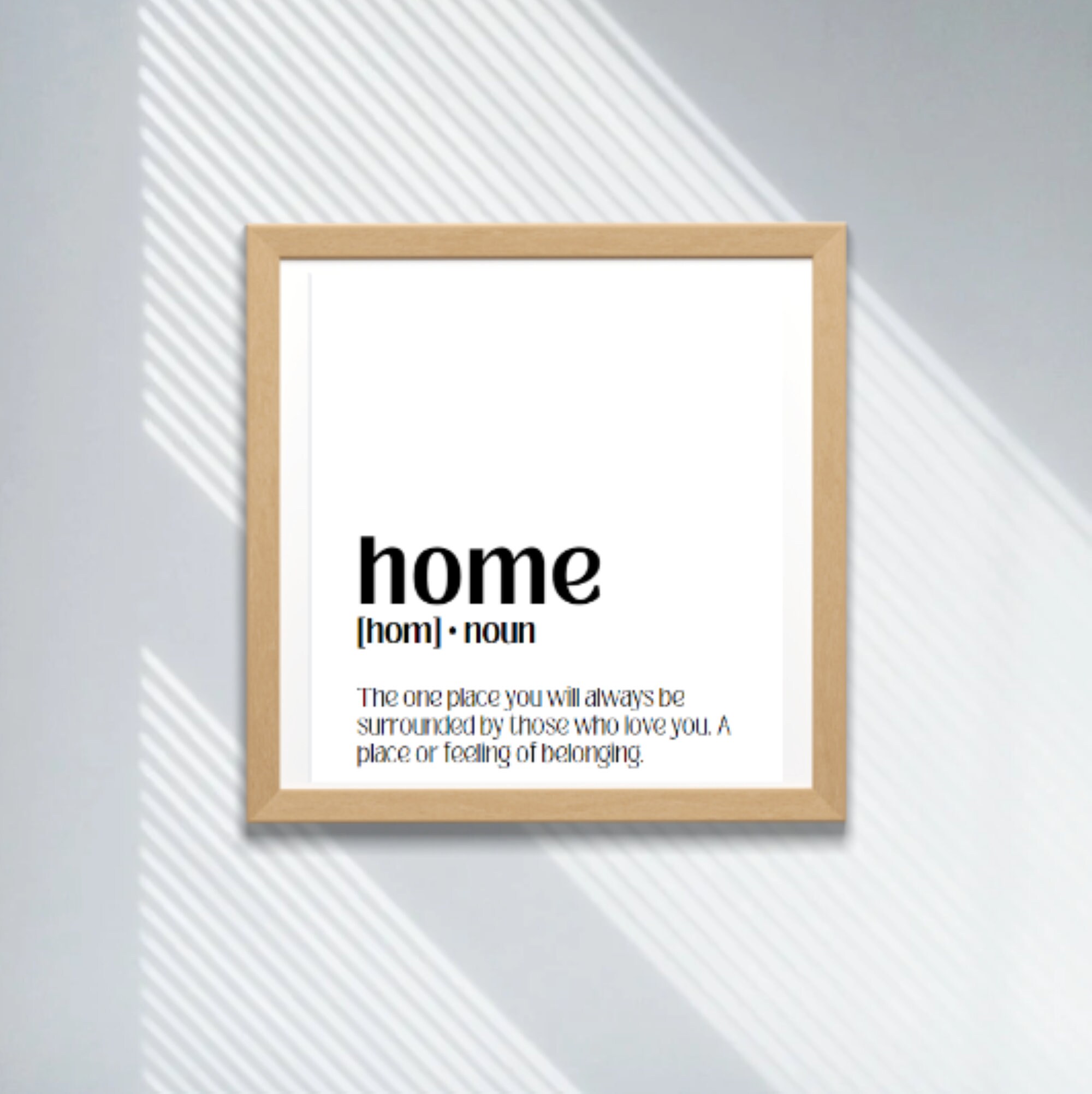 Home Definition Sign | Instant Download | Home Definition Printable Art ...