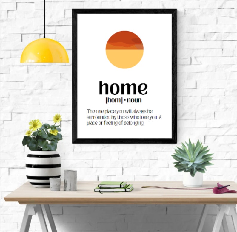 Home Definition Sign Instant Download Home Definition - Etsy