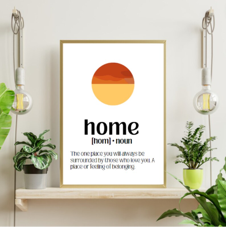 Home Definition Sign Instant Download Home Definition - Etsy