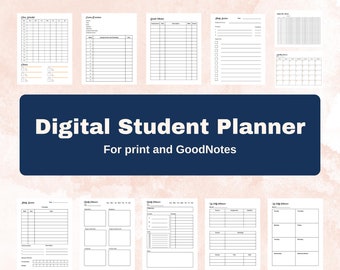 Printable Grade and Behavior Tracker Planner Pages for - Etsy