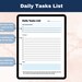 Digital Tasks List for Goodnotes Undated Letter, A5, and A4 Size Daily ...