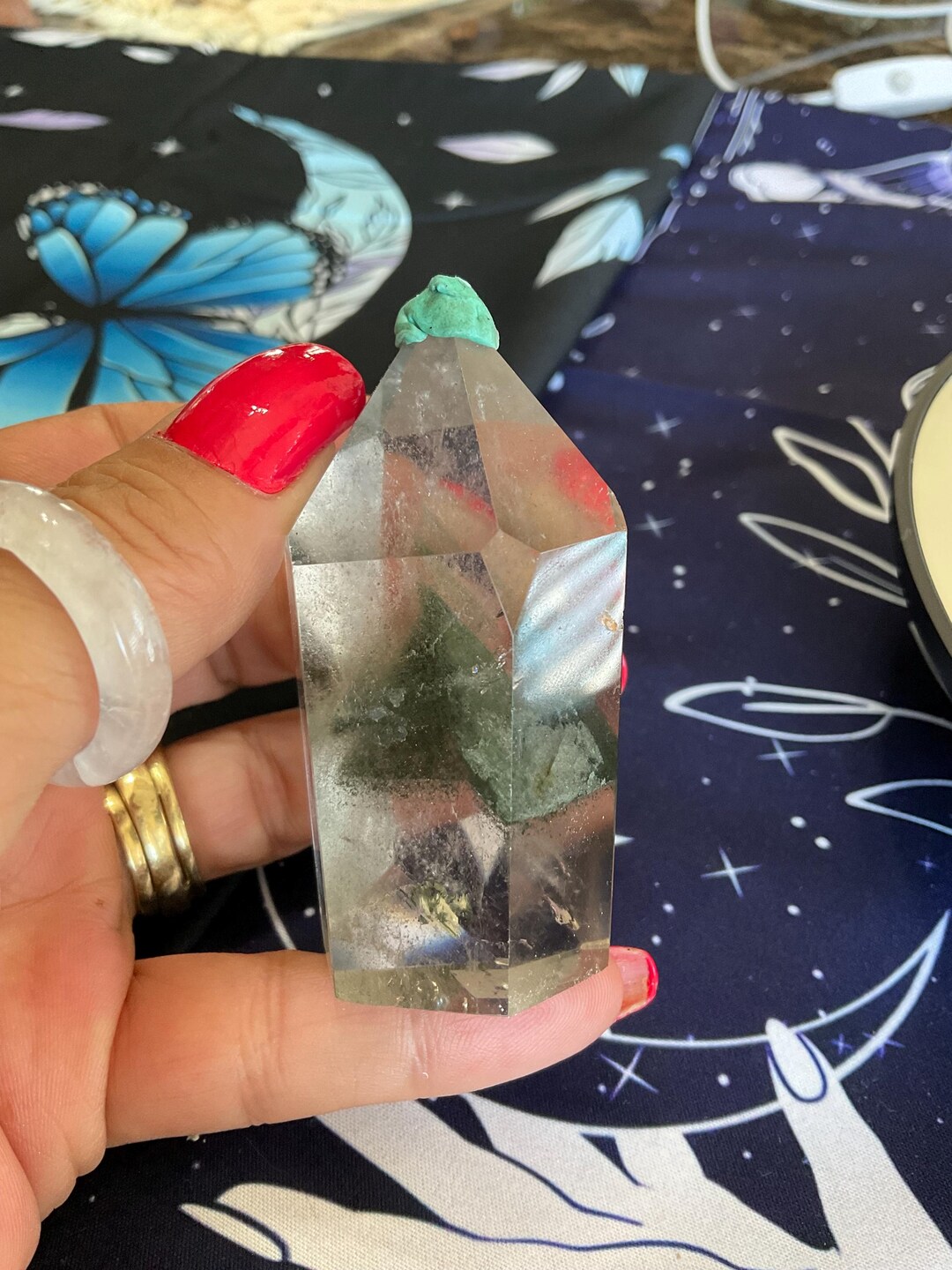 Garden Quartz Tower/garden Quartz Point/garden Quartz Home Decor - Etsy
