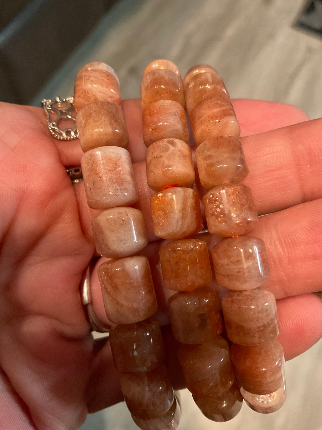 Arusha Sunstone Barrel Shaped Crystal Bracelet/crystal Jewelry Gift - Etsy