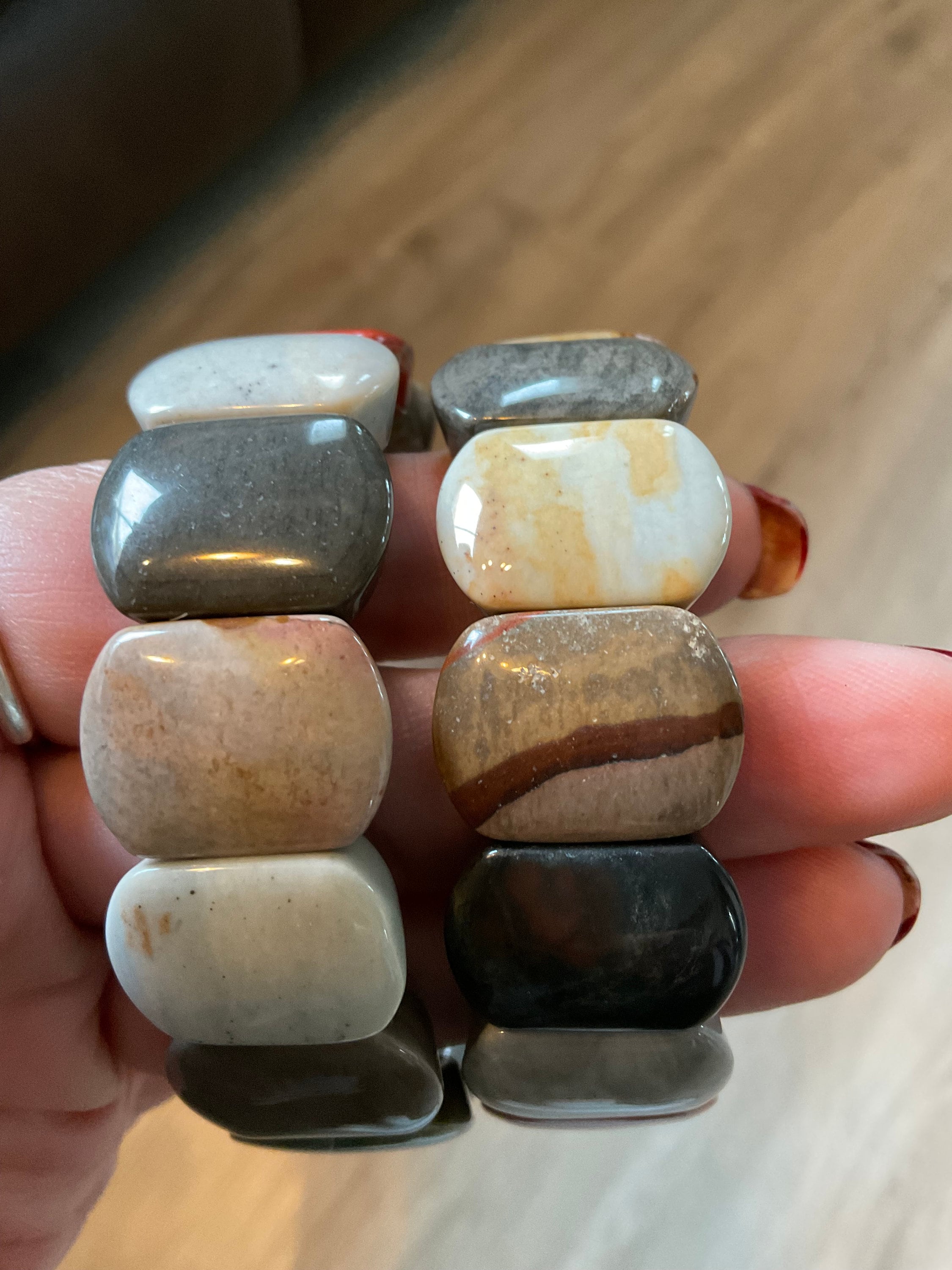 Alashan Agate Crystal Bangle Bracelet/alashan Agate Jewelry Gift ...