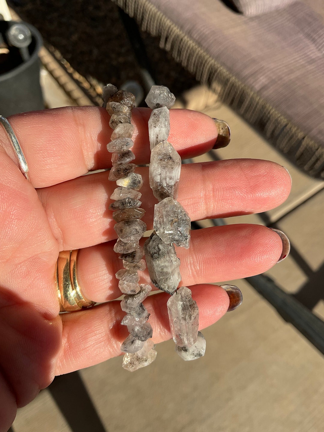 Herkimer Diamond Crystal Bracelet/herkimer Crystal Jewelry Gift - Etsy