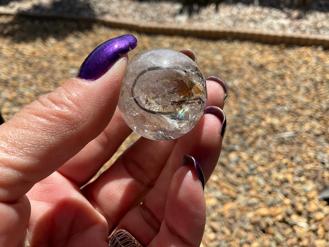 Enhydro Herkimer Diamond Sphere/ High Quality Enhydro Herkimer Diamond ...