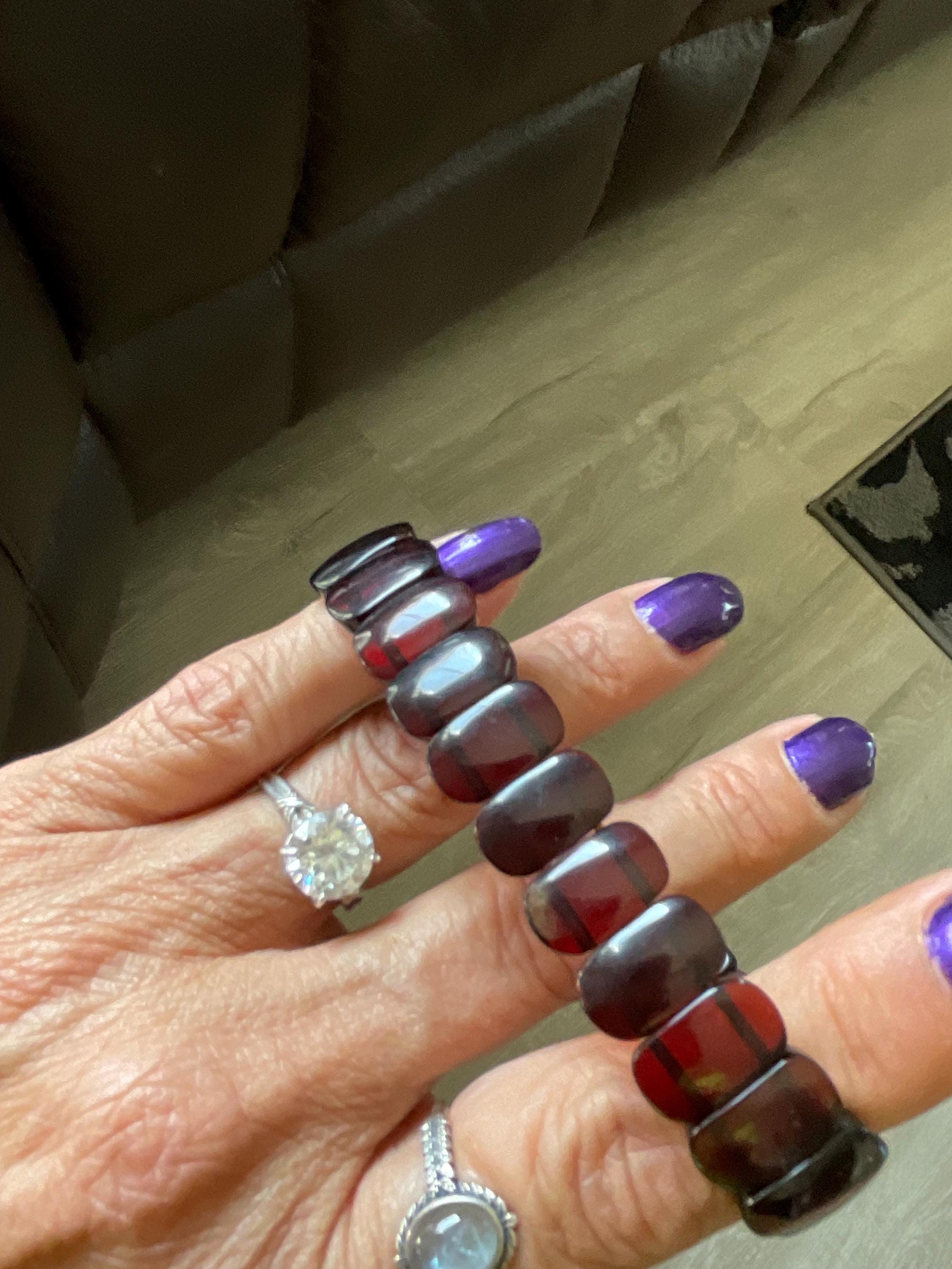 Blood Amber Barrel Shaped, Square Shaped, Heart Shaped or Oval Shaped ...