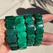 Malachite Bangle Crystal Bracelet/malachite Crystal Jewelry Gift - Etsy